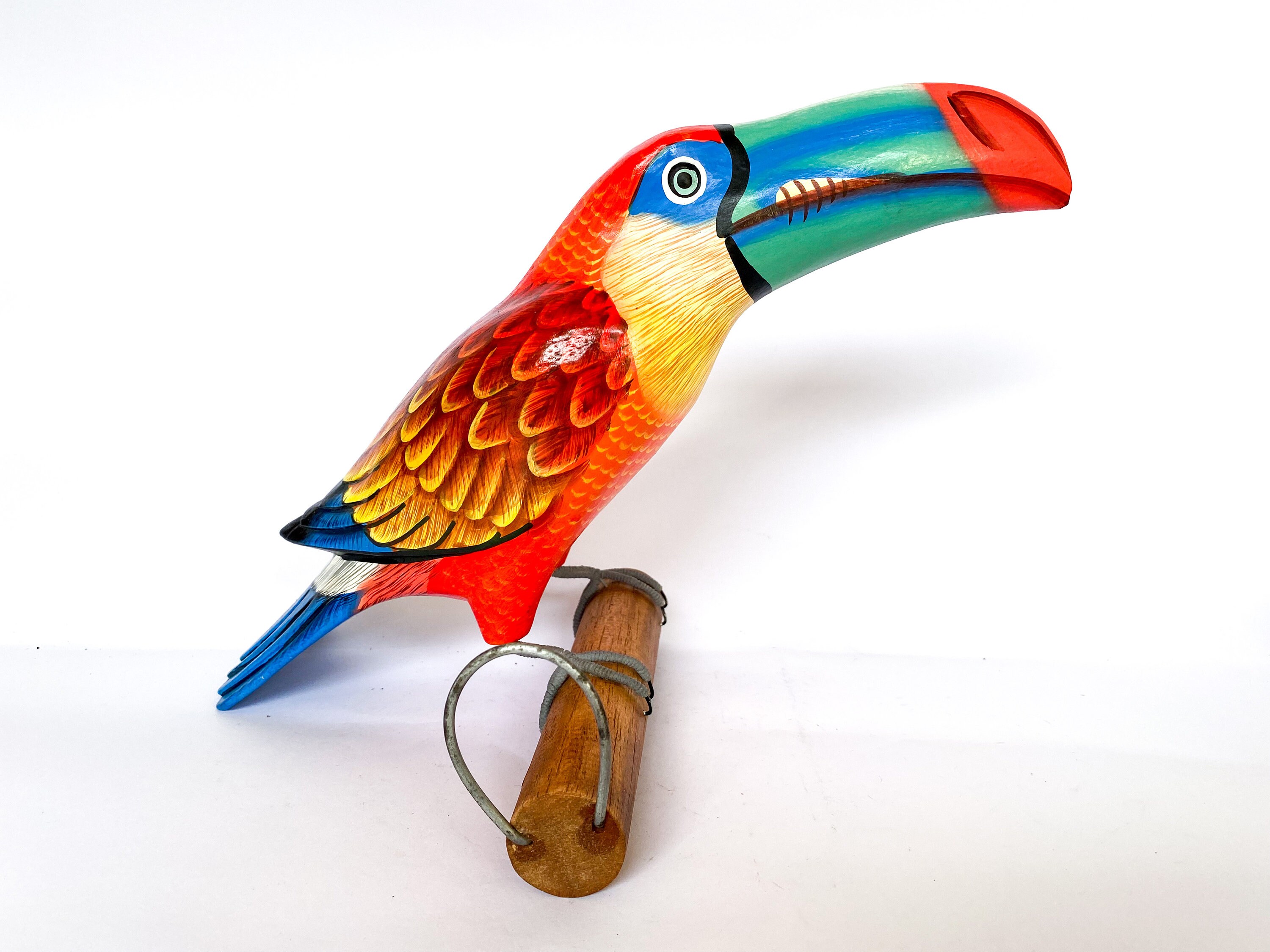 Wooden Toucan Bird Figurine Colorful Toucan Gift for Mom - Etsy