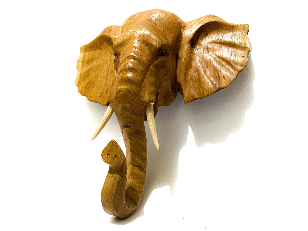 Elephant Head Wall Art Fathers Day Gift Hanging Statue - Etsy