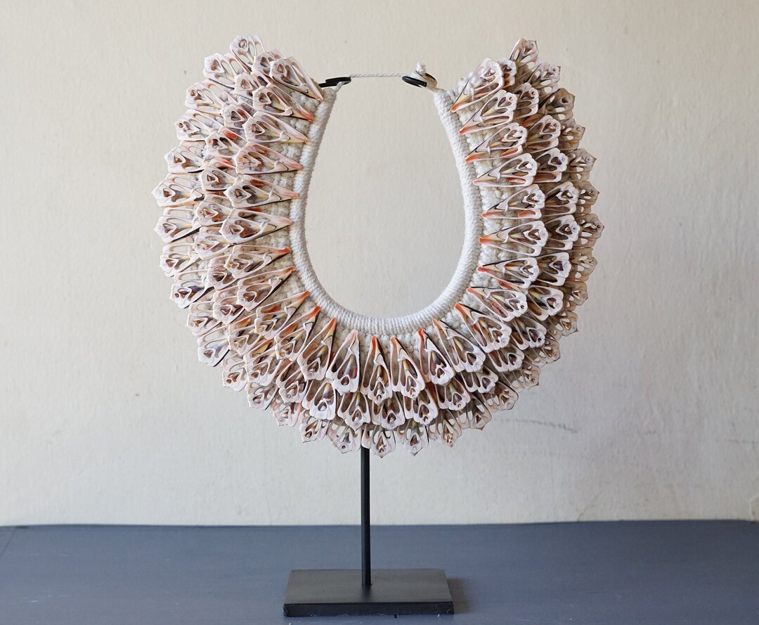 Papuan Sea Shell Necklace Decor, Easter Gift, Papua Tribes Decorative ...