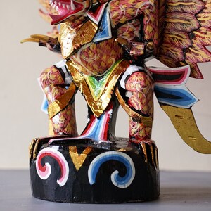 Hand Carved Wooden Garuda Sculpture, Balinese Vishnu Art, 23 Inch - Etsy
