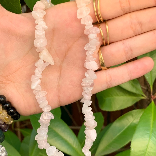 Chip Bead Necklace - Etsy