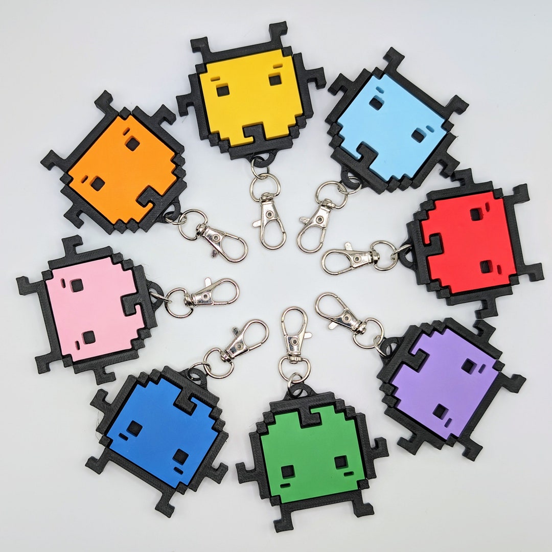 Junimo Keychain Stands Stardew Valley Inspired 9 Colors Collectible ...