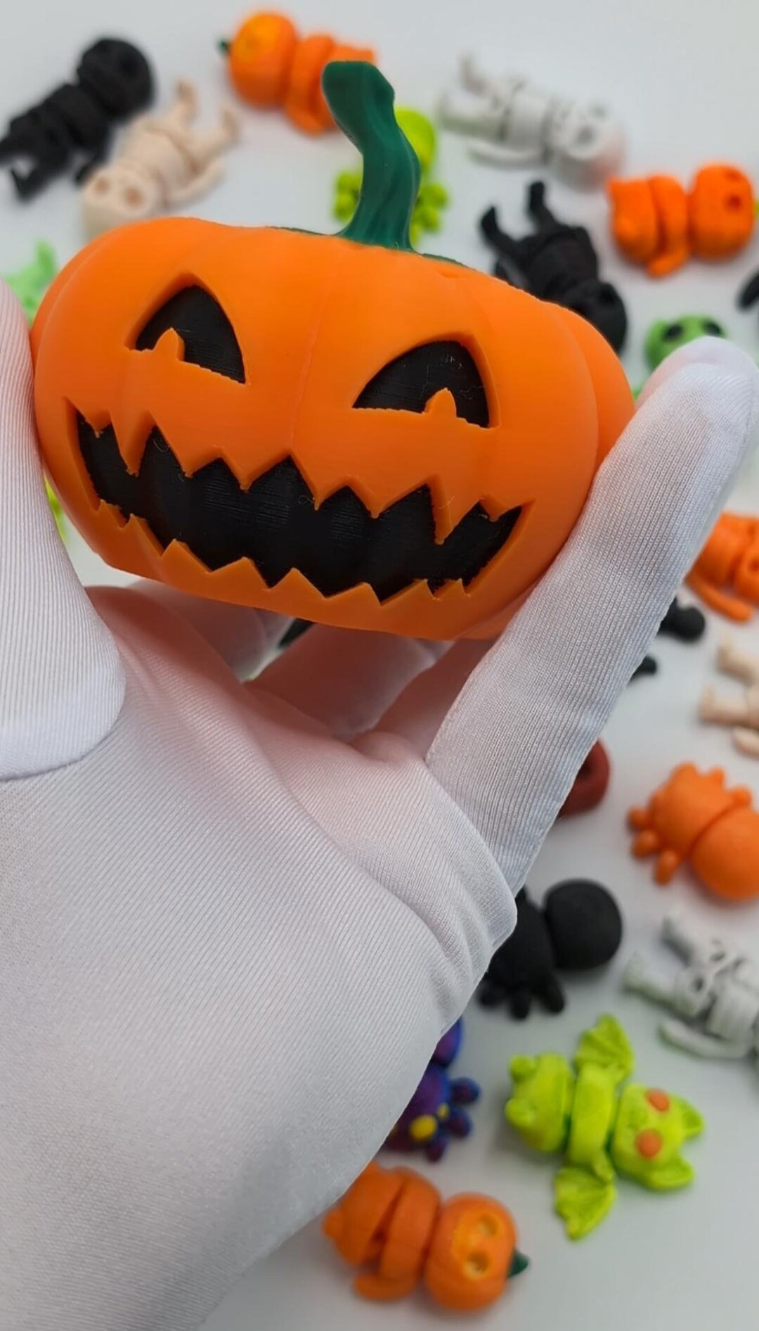 Jack O Lantern Container Pack of 10 Halloween Minis Spooky Fidgets Autumn Desk Decoration - Etsy