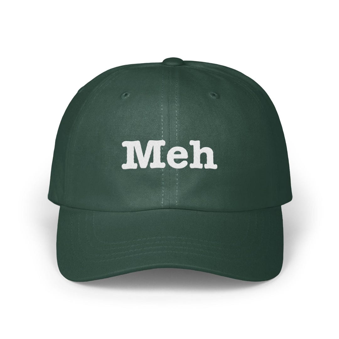 Meh Dad Embroidered Cap - Etsy