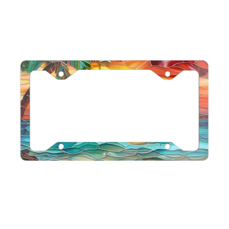 Ocean License Plate Frame - Etsy