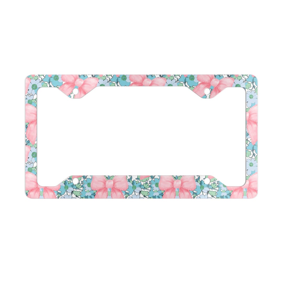 Coquette Car License Plate Frame, Decorate My Car Accessories, Metal ...
