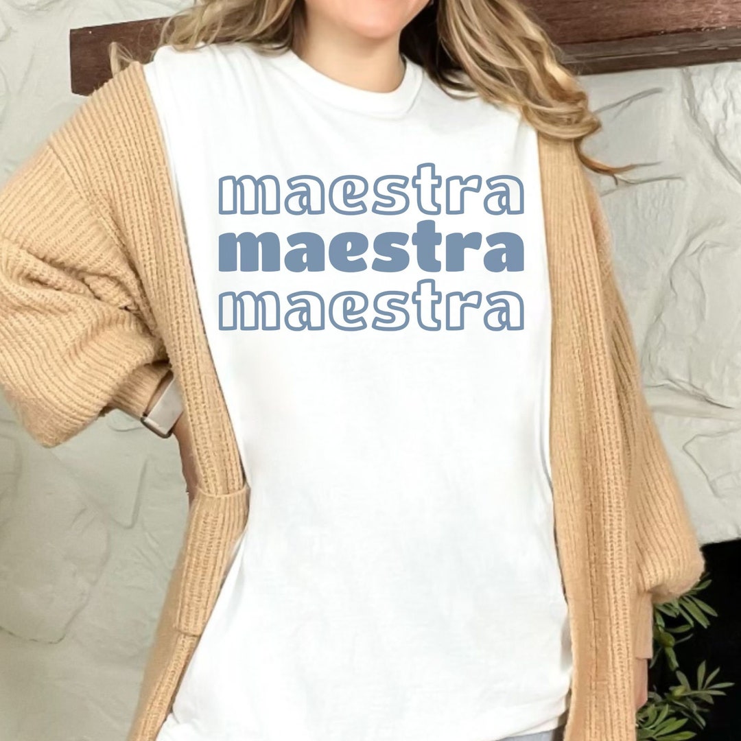 Maestra Shirt, Maestra Gift, Spanish Teacher Shirt, Gift for Spanish ...