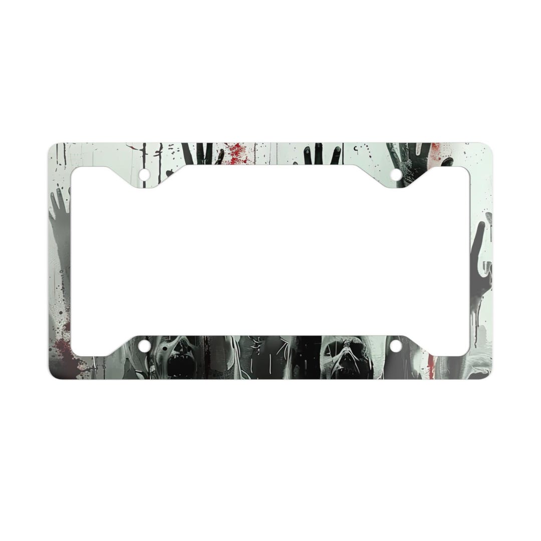 Zombie License Plate Frame, Horror Car Accessories, Vehicle Decor ...