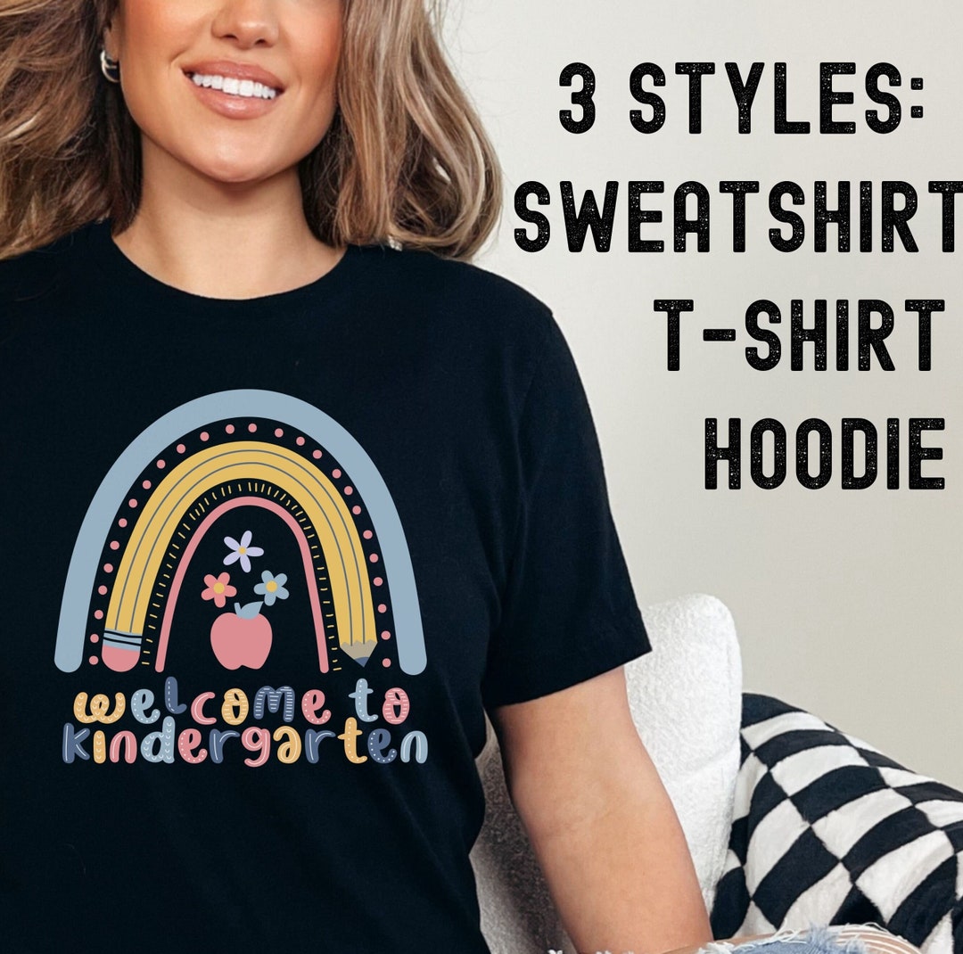 Kindergarten Welcome Shirt, First Day of Kindergarten T-shirt ...
