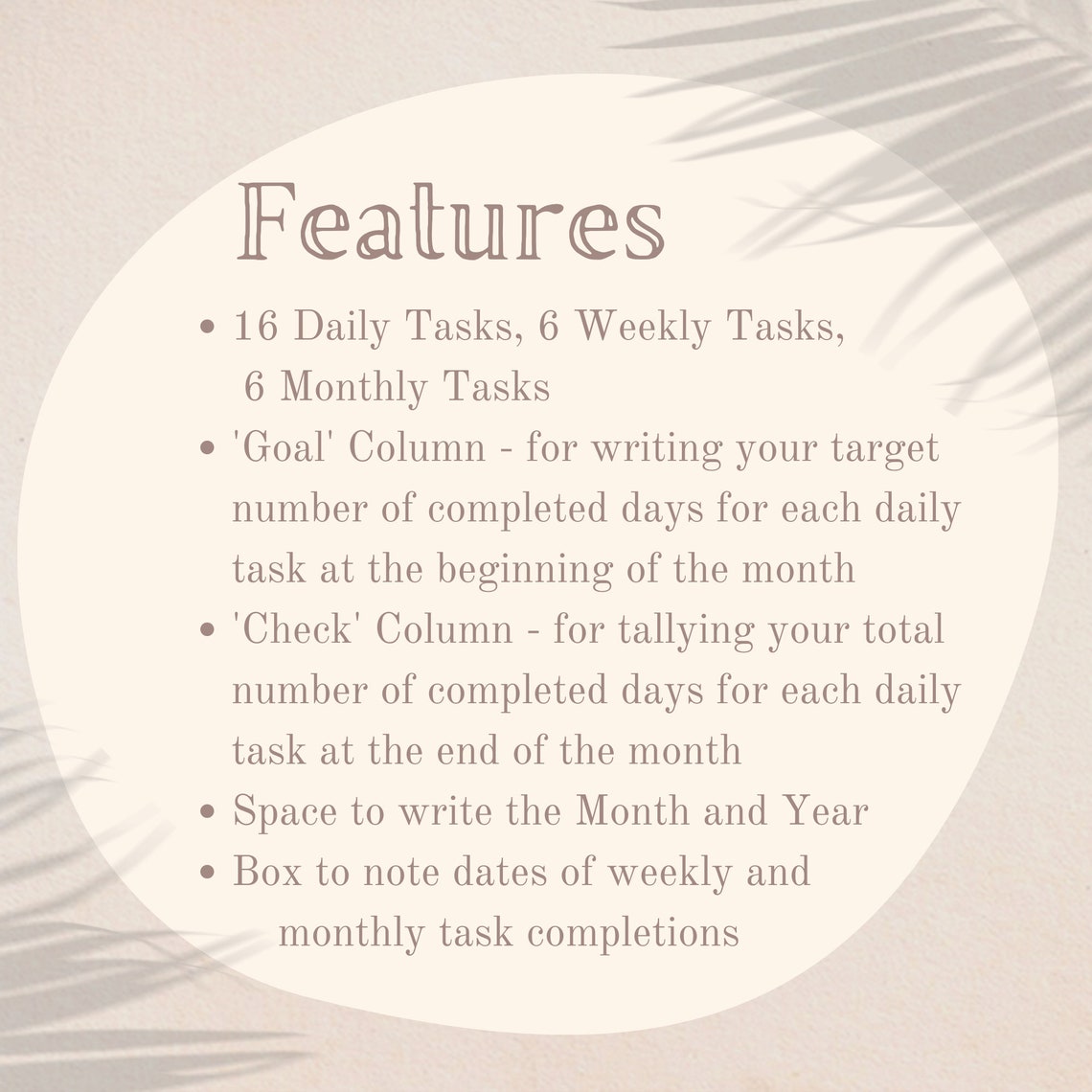 Printable ACTION PLANNER B&W, Action Planner Printable, Instant ...