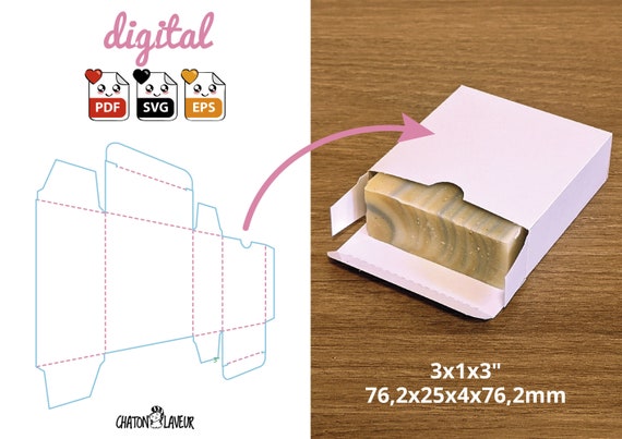 Soap Box Printable Digital File Digital Printable Diecut - Etsy
