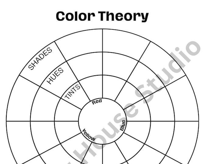 Ver 2.0 Printable Color Wheel, Printable Color Wheel, Easy to Use ...