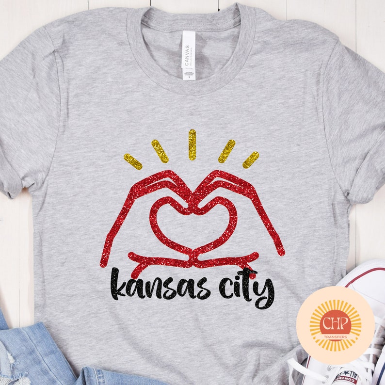 Kansas City Heart Hands KC DTF Transfer - Etsy