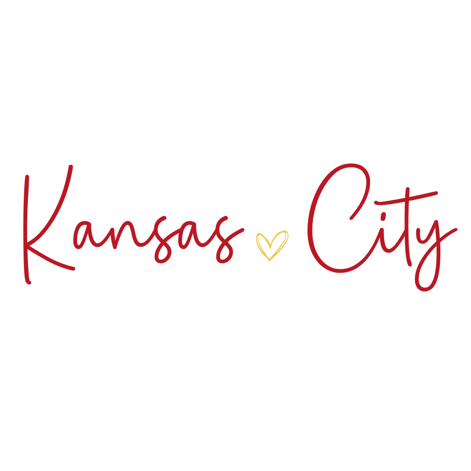 Kansas City Heart Digital Download - Etsy
