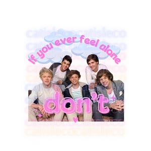 One Direction 1D Lyric Png - Etsy