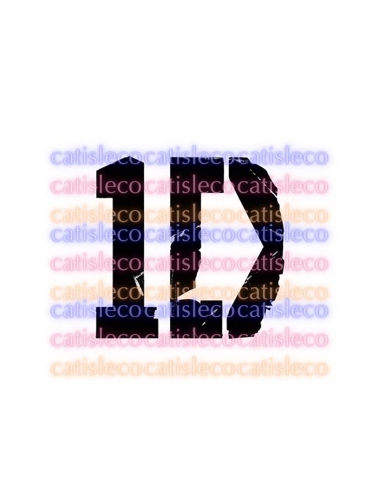 One Direction 1D Logo Png - Etsy