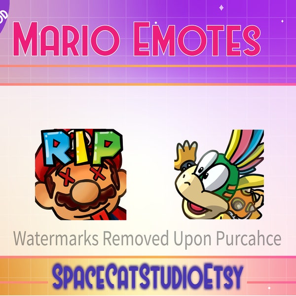 Mario Kart Twitch Emotes - Etsy Denmark