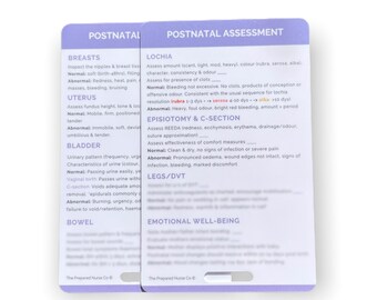 Postnatal Card - Etsy
