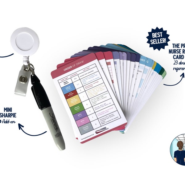 Nurse Badge Pocket Card - Etsy