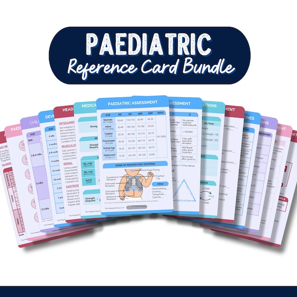 Pediatric Cheat Sheet | Nursing School | Clinical | Study Guide - Etsy ...