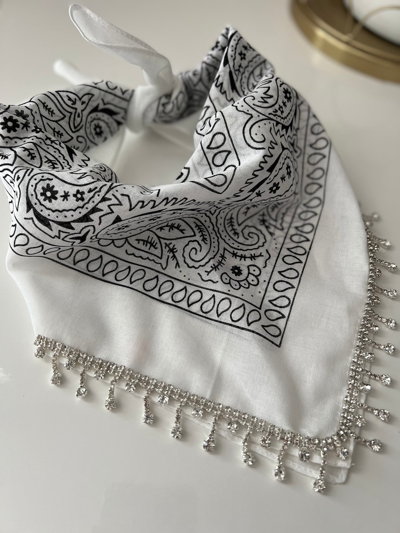 Rhinestone Bandana / Bachelorette Party / Bridesmaid Proposal Gift ...
