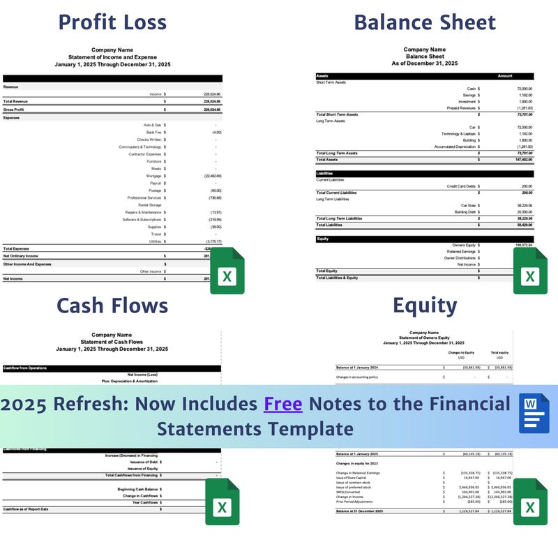 Church Balance Sheet - Etsy