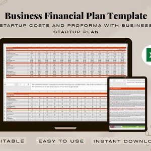 Business Financial Plan Template, Planning Your New Business Template ...