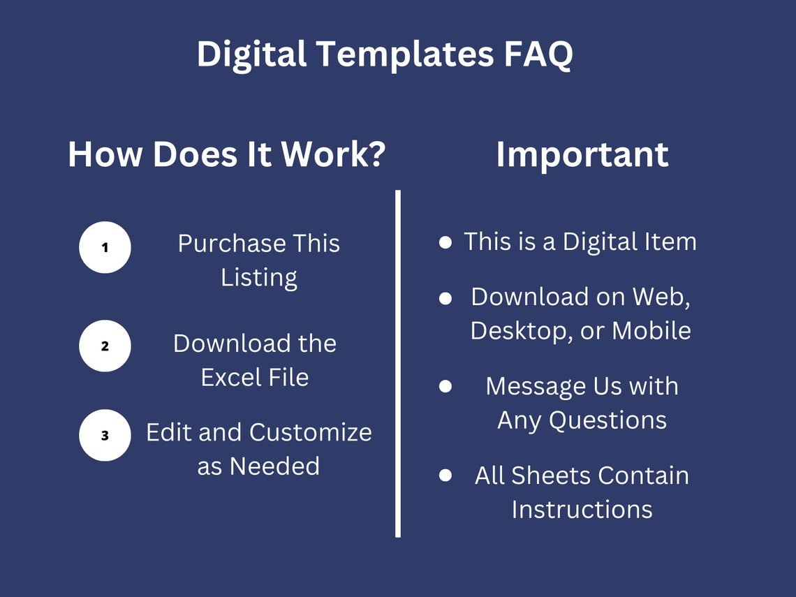 Standard Expense Report Template - Reusable Excel Template - Etsy