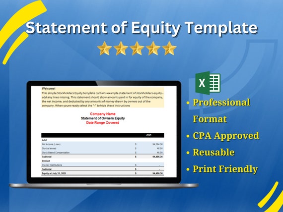 Stockholders Equity Statement