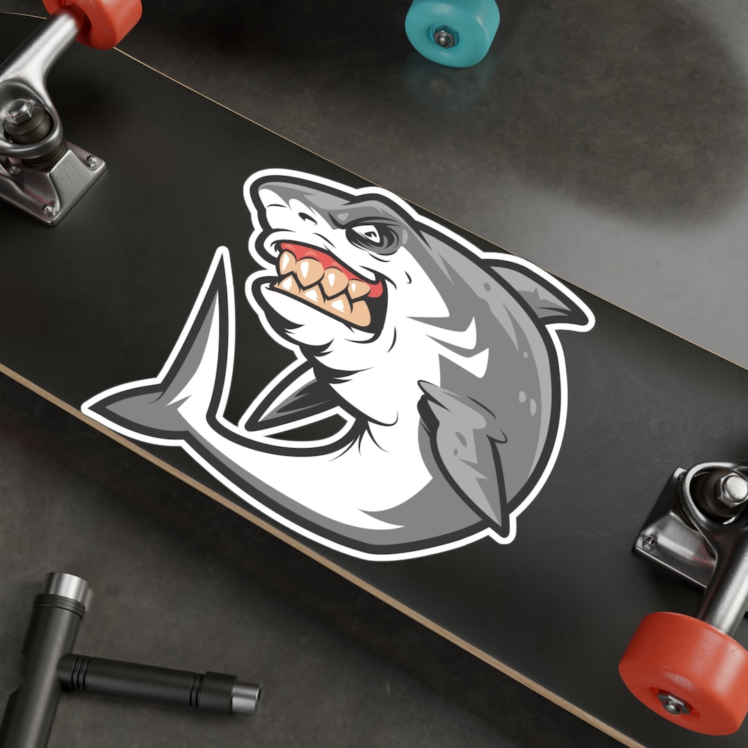 Great White Shark Car Decal Gift Fish Stickers for Him Laptop Vinyl ...