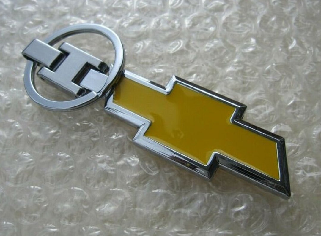 Chevy Style Metal Emblem Keychain for Impala Tahoe Suburban Spark ...