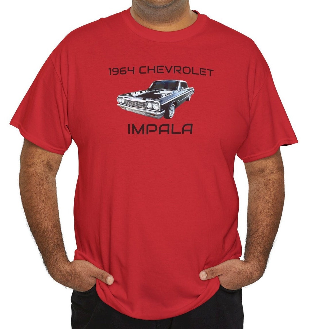1964 Chevy Impala T-shirt, Classic Car Graphic Tee - Etsy