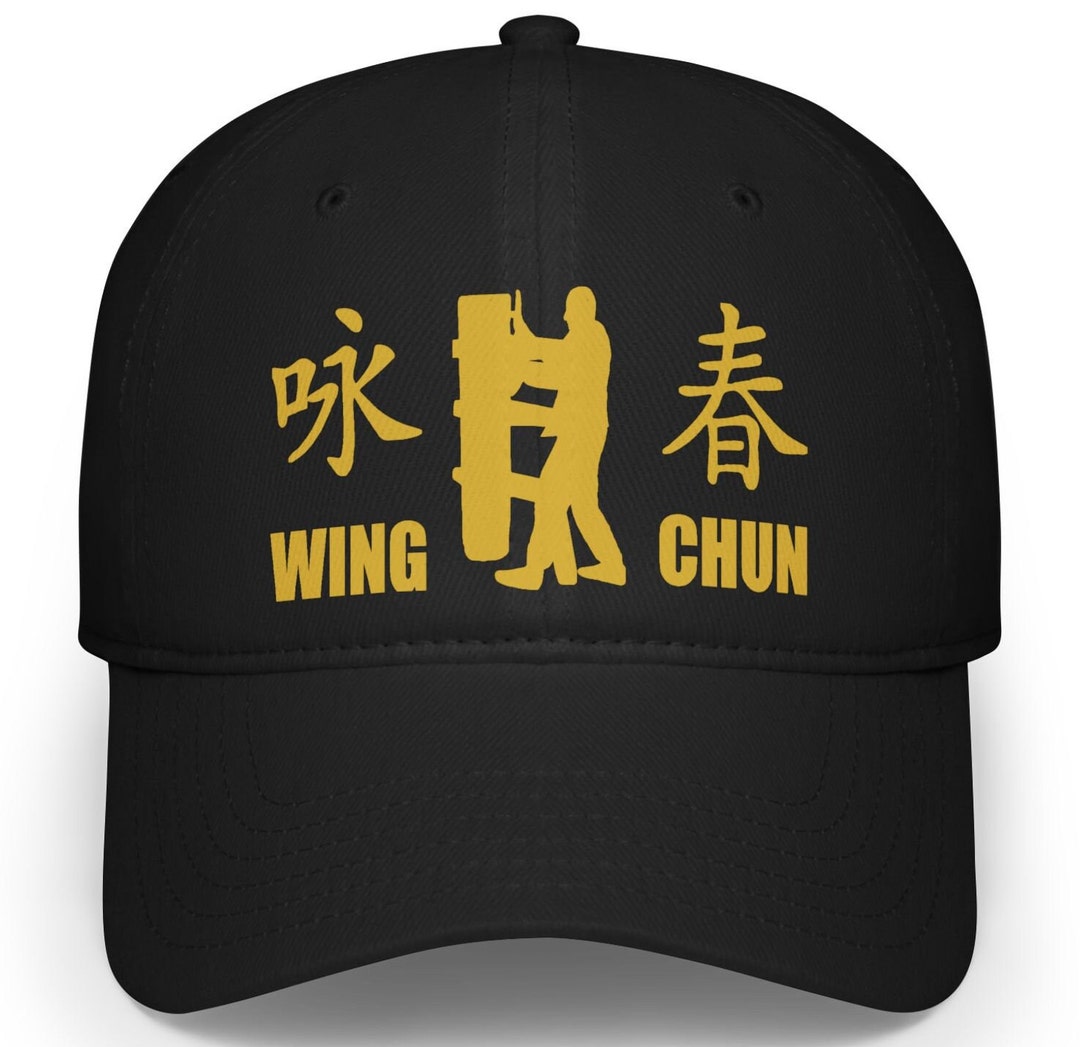 Wing Chun Kung Fu Hat Low Profile Baseball Cap Printed Long Lasting ...