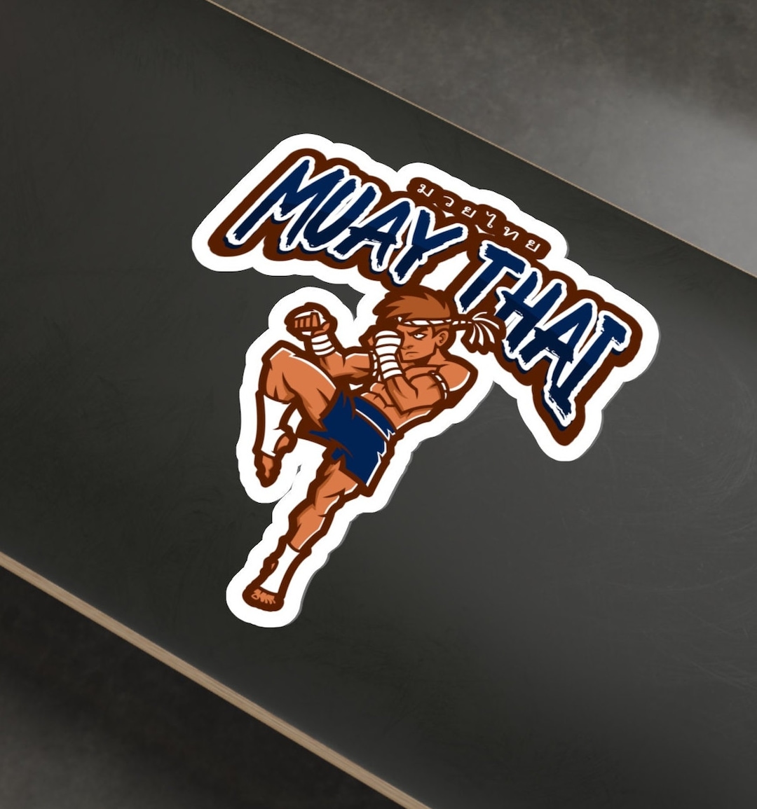 Muay Thai Vinyl Die-cut Stickers 6 - Etsy