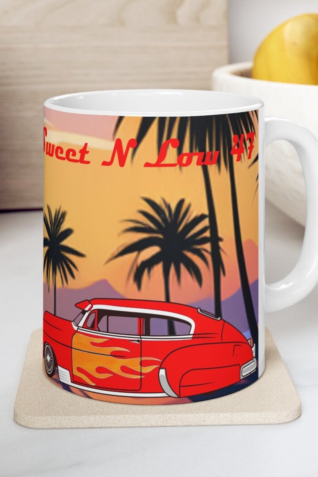 Chevy 1947 Bomber Low Rider Classic Car Ceramic Mug 11oz Sweet - Etsy