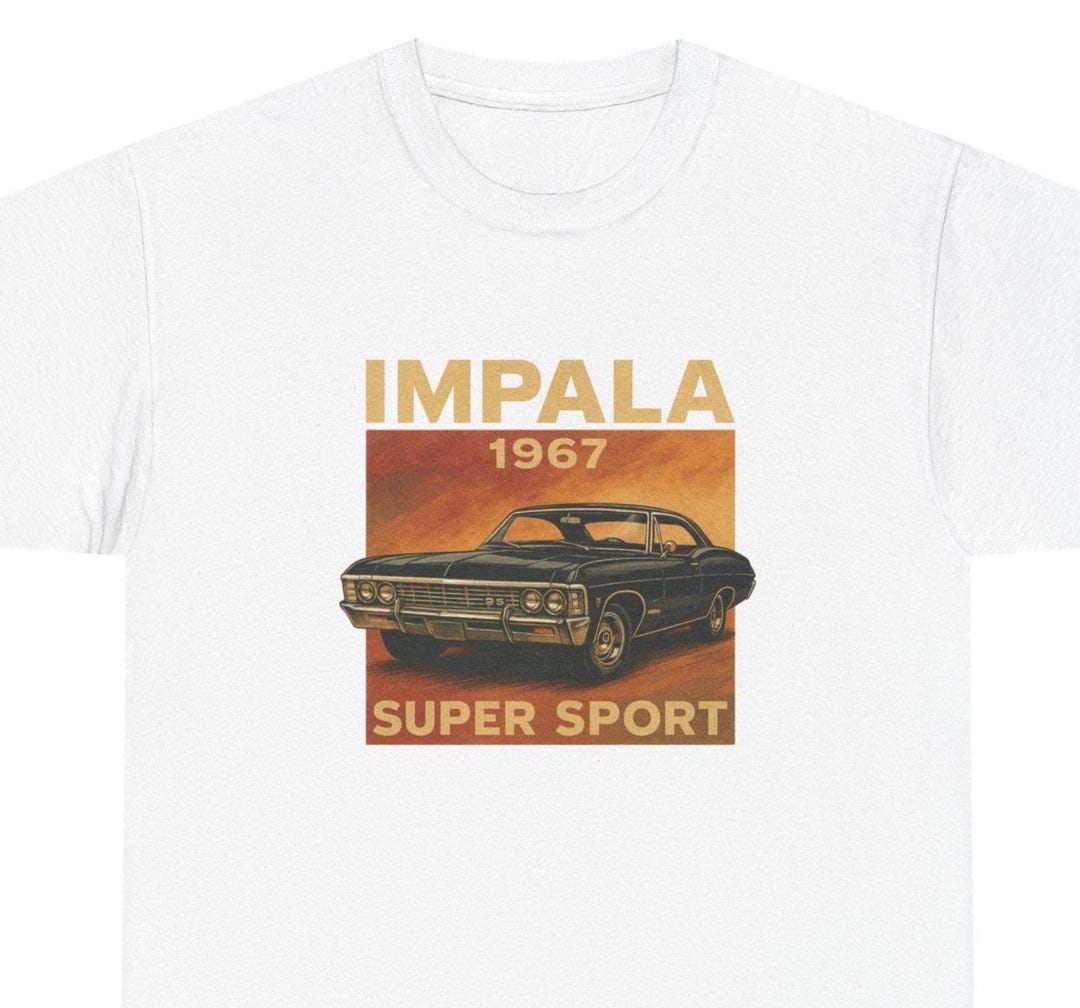 1967 Impala Tee: Retro Muscle Car T-shirt, Car Enthusiast Gift - Etsy