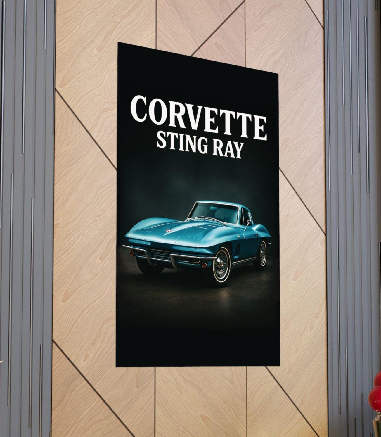 Corvette Stingray Poster | Classic 1969 | 1970 Chevrolet Corvette Wall ...