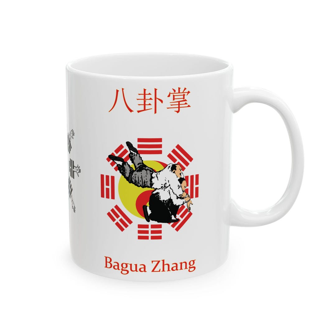 Bagua Martial Arts Mug: Kung Fu Taiji Symbol Ceramic Mug - Etsy
