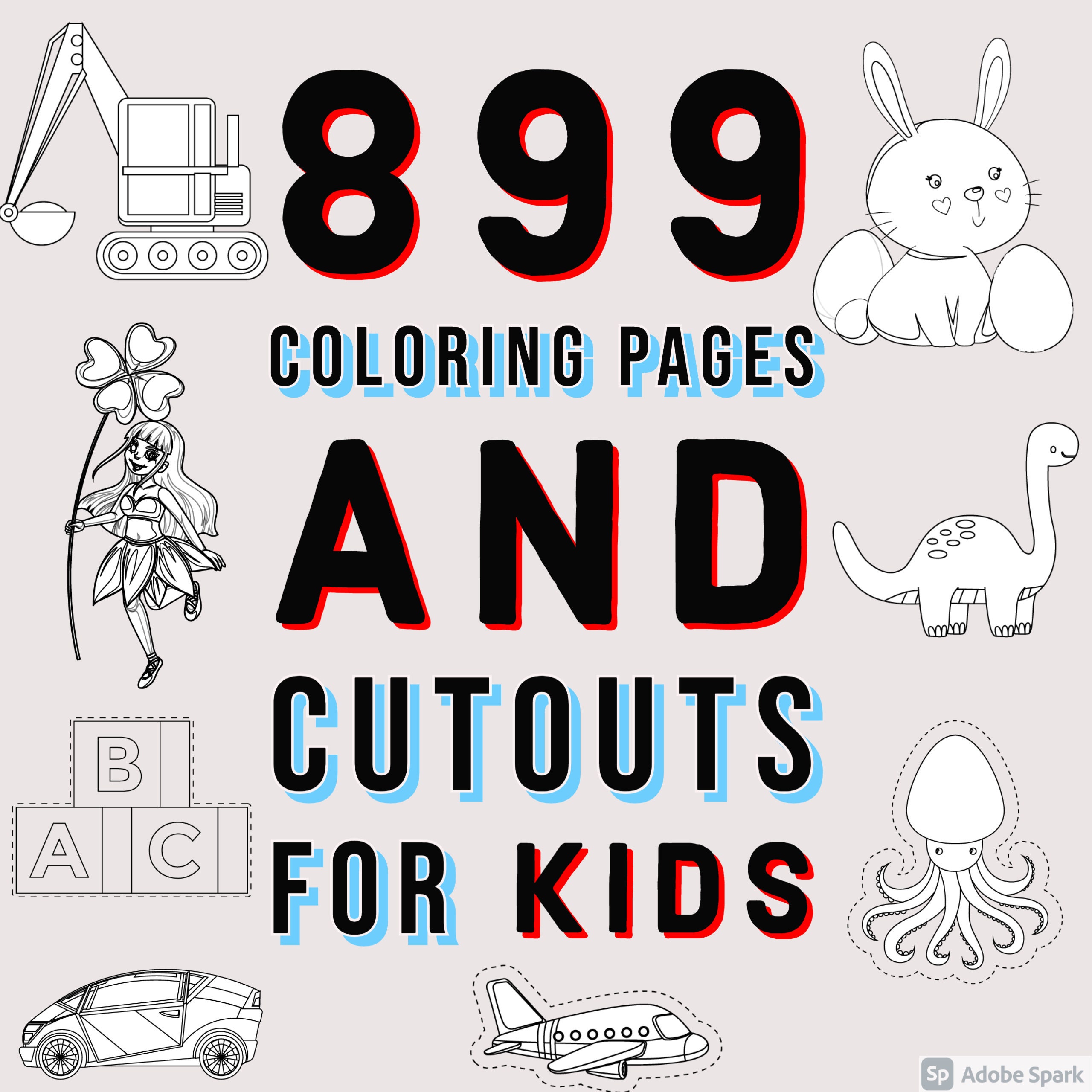 Coloring And Cut Out Pages For Kids