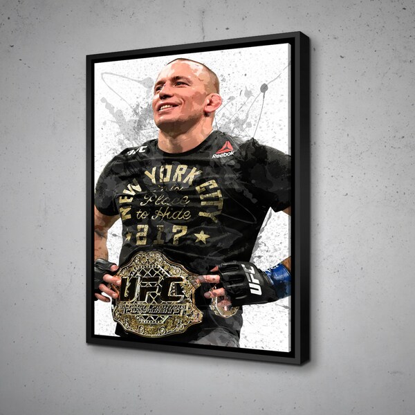 Georges St Pierre Poster - Etsy