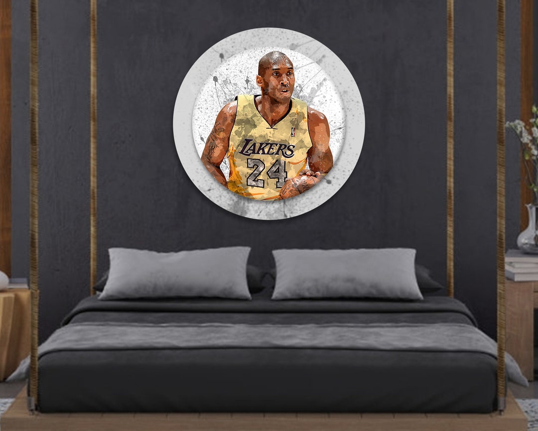 Kobe Bryant Double Side Acrylic Splash Effect Sports Fan - Etsy
