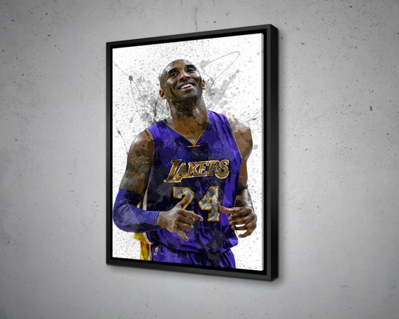 Kobe Bryant Poster Multiple Piece Canvas Set Splash Effect - Etsy