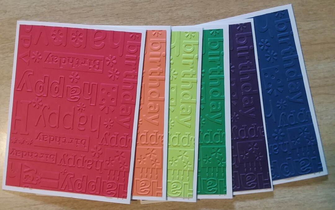 Assortment of 6 Blank Cards- Handmade Note Cards W/ Envelopes- Set of 6 ...
