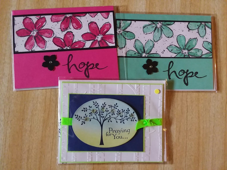 Sympathy Card Pack 6 Assorted Cards Handmade Greeting - Etsy