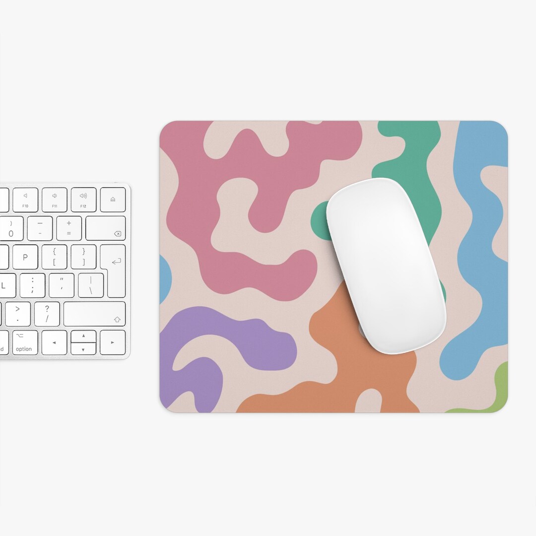 Colorful Abstract Art Mouse Pad Cute Mouse Pad for Home Office Decor ...