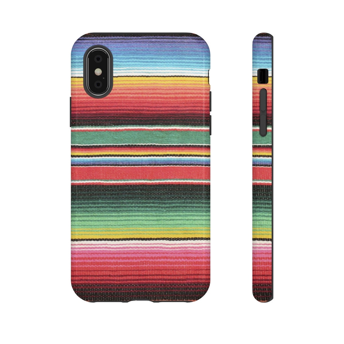 Mexican Blanket Phone Tough Case Serape and Leather Patch - Etsy Australia