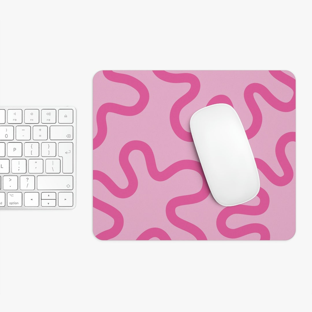 Cute Pink Mouse Pad Y2K Aesthetic Mousepad Pink Home Office Decor ...