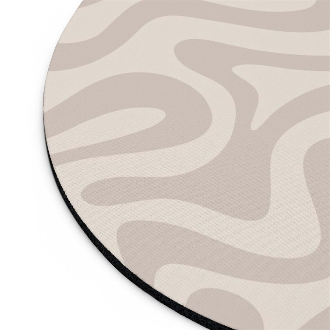 Beige Swirl Mouse Mat Y2K Aesthetic Office Gift Cute Mouse Pad for ...