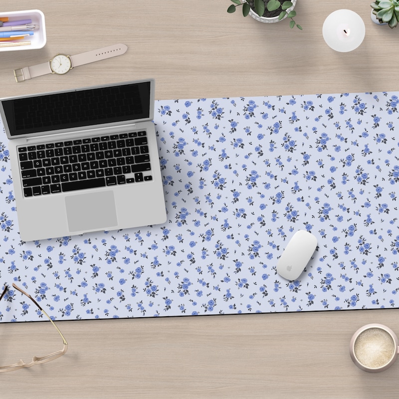Grey Desk Mat - Etsy