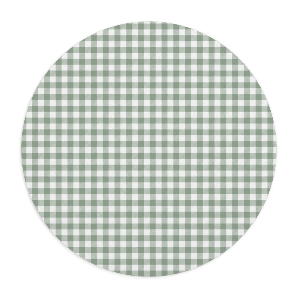 Sage Green Gingham Mouse Pad Cute Mouse Pad for Home Office - Etsy